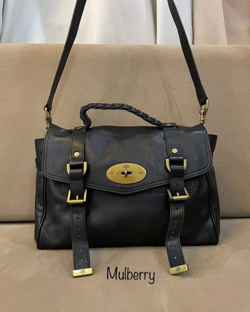 Mulberry Alexa Soft Buffalo Satchel, Luxury, Bags & Wallets on Carousell
