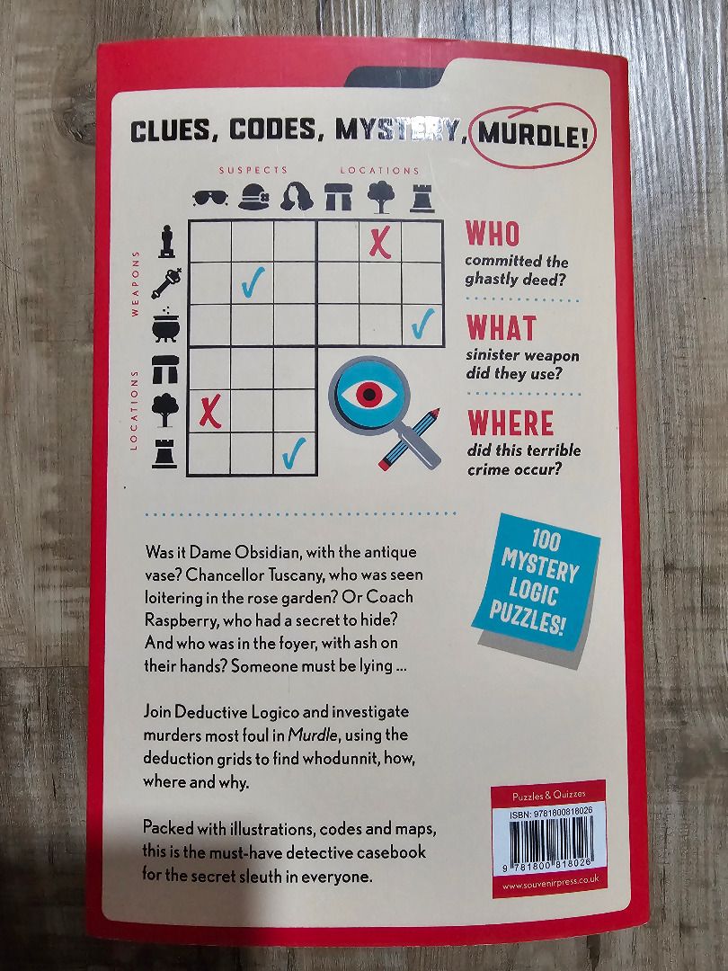 Murdle: Volume 1: 100 Elementary to Impossible Mysteries to Solve Using ...