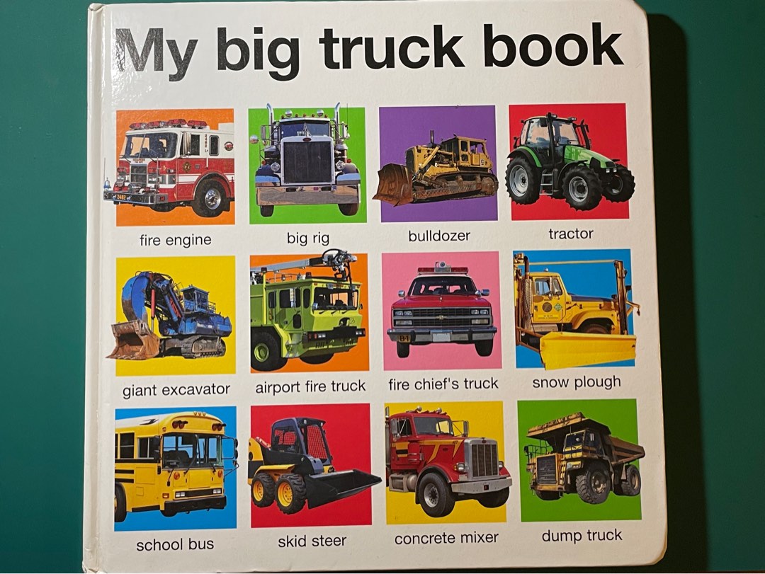 My Big Truck Book (兒童圖書/DVD買5送1), 興趣及遊戲, 書本 & 文具, 兒童書籍 - Carousell