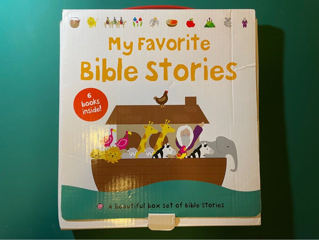 兒童圖書 - My Favorite Bible Stories - 6 books inside, 興趣及遊戲, 書本 & 文具, 小朋友書 ...