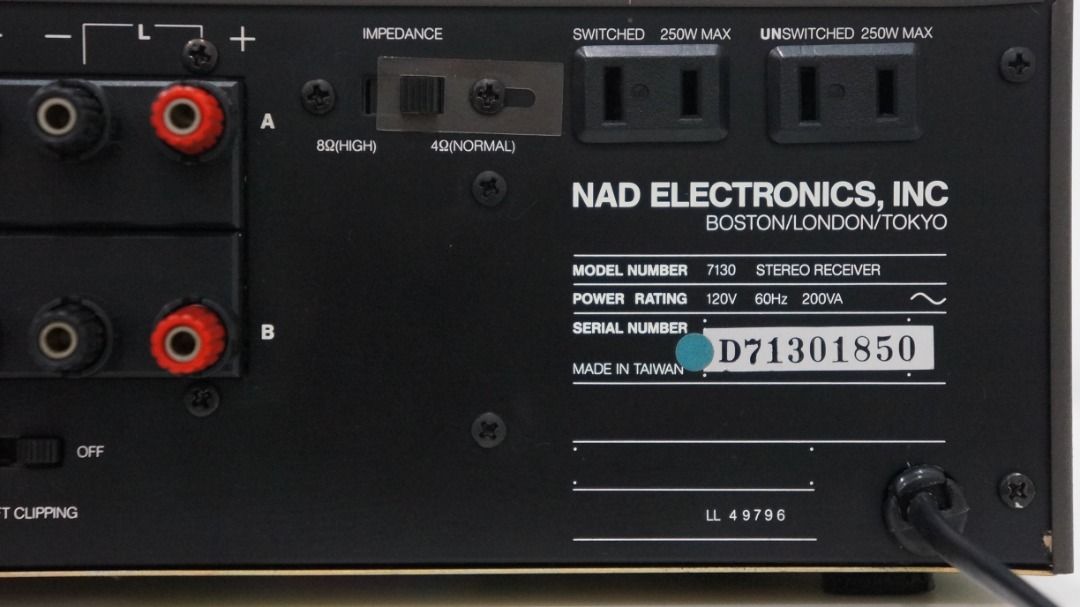 NAD 7130 Classic Stereo Receiver, Audio, Soundbars, Speakers ...