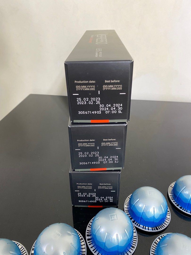 Nespresso VERTUO capsules + FREE RACK, Food & Drinks, Beverages on ...