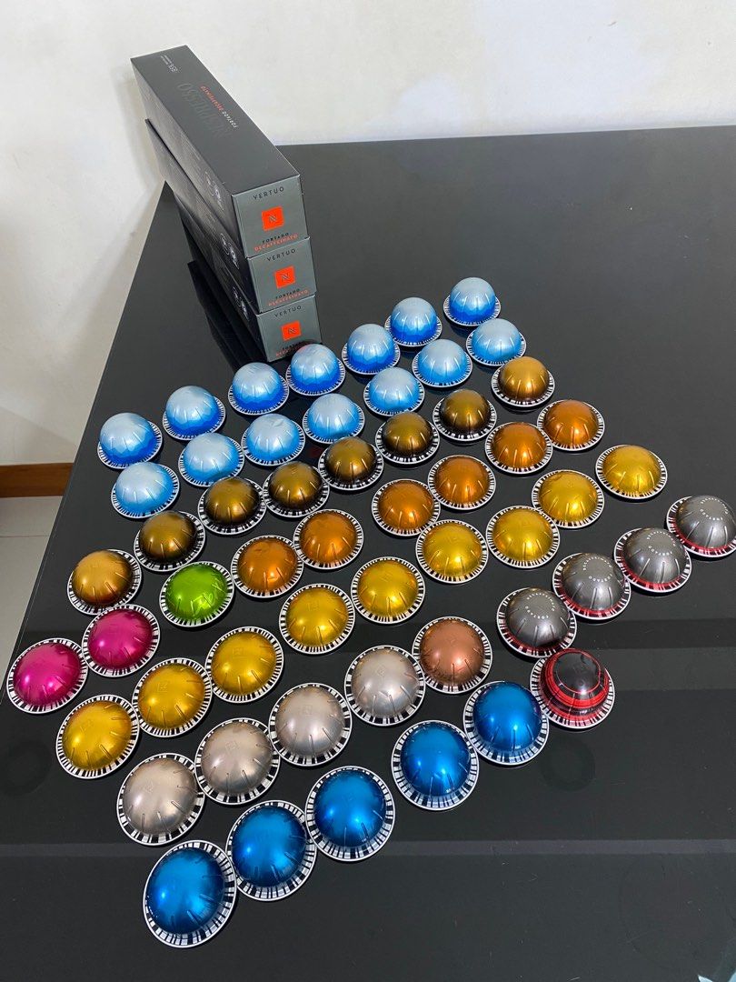 Nespresso VERTUO capsules + FREE RACK, Food & Drinks, Beverages on ...