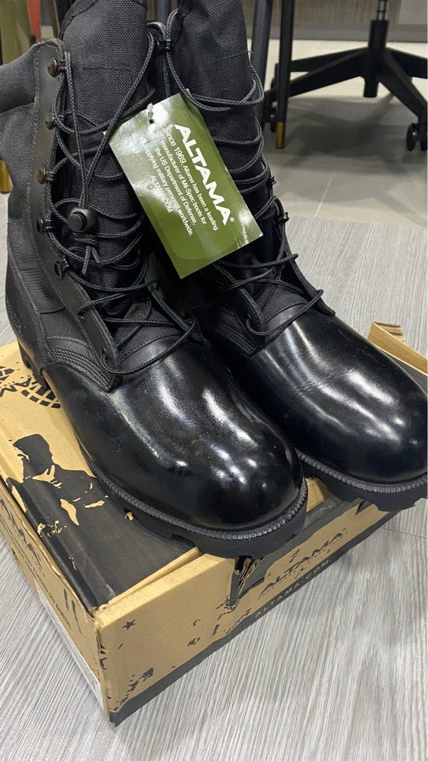 *Polished* New Altama Boots, Men's Fashion, Footwear, Boots on Carousell