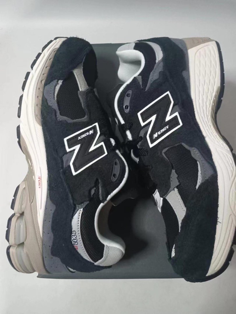 New Balance NB 2002R Protection Pack Black Grey, Men's Fashion ...