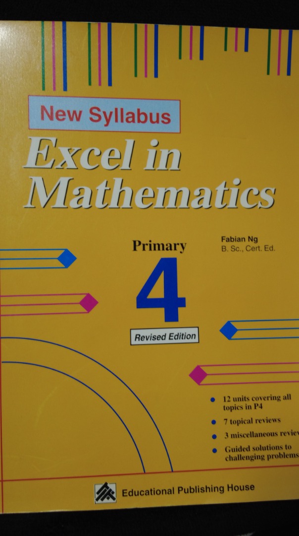 New Syllabus Excel in Mathematics (Primary 4), 興趣及遊戲, 書本 & 文具, 書本及雜誌 ...