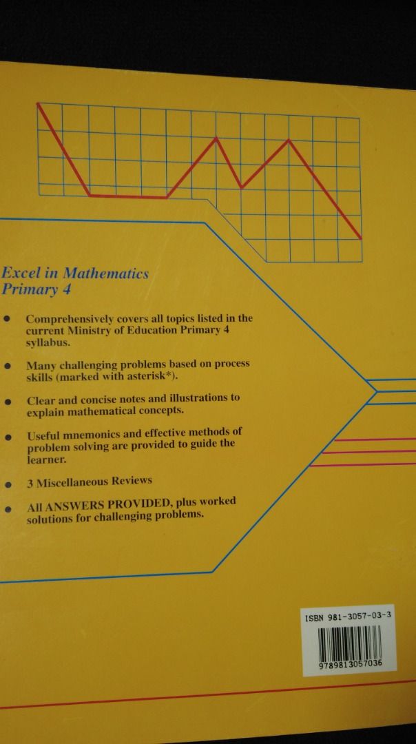 New Syllabus Excel in Mathematics (Primary 4), 興趣及遊戲, 書本 & 文具, 書本及雜誌 ...