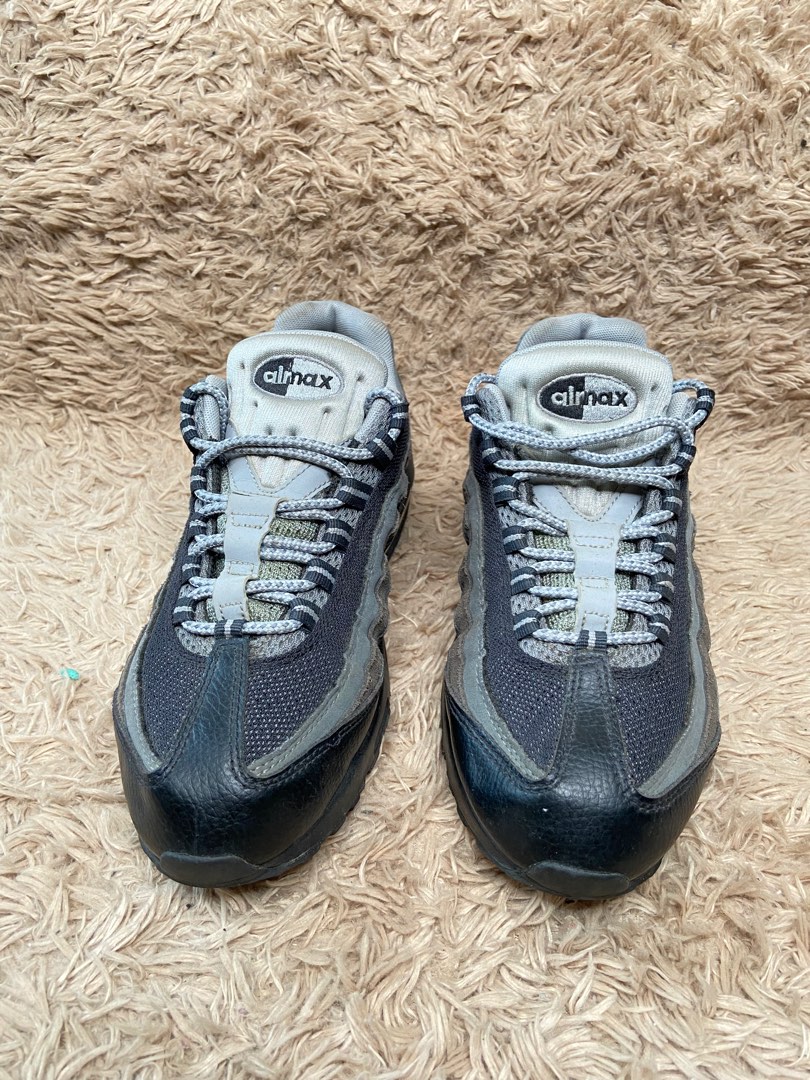 Nike Airmax 95 Grey/Black, Men's Fashion, Footwear, Sneakers on Carousell