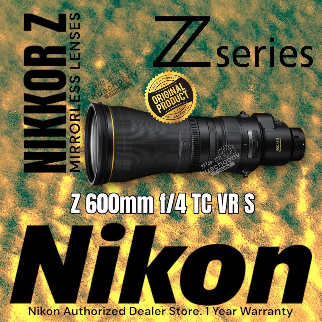 Nikon Nikkor Z 600mm F 4 Tc Vr S Nikon Nikkor Z 600mm F4 Tc Vr S Photography Lens And Kits On