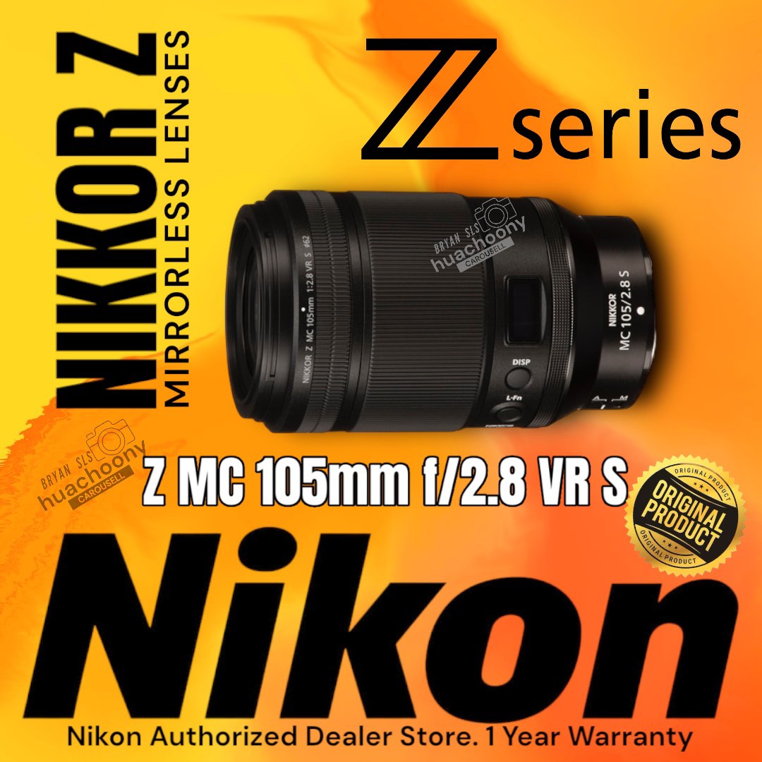 Nikon NIKKOR Z MC 105mm f/2.8 VR S Macro | Nikon NIKKOR Z MC 105mm f2.8 ...