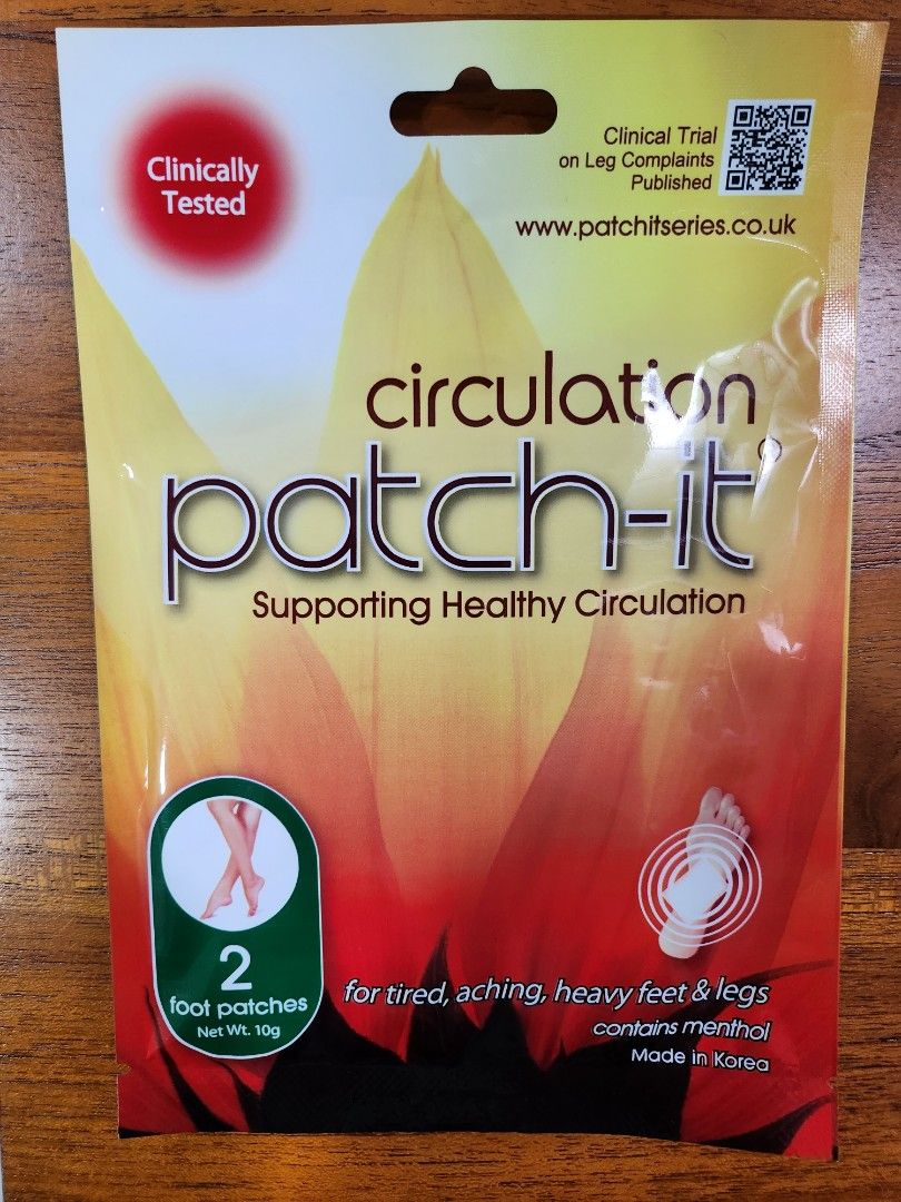 Nutriworks Circulation Patch-It 2s, Beauty & Personal Care, Foot Care on Carousell