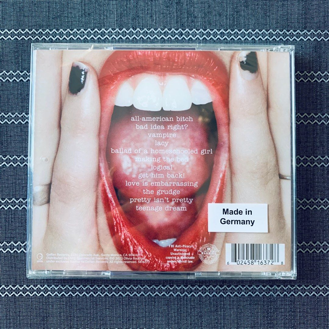 Olivia Rodrigo - Guts [Imported Edition] CD, Hobbies & Toys, Music & Media, CDs & DVDs on Carousell