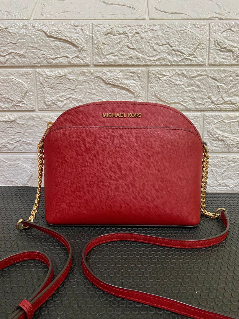 Original MK red dome, Luxury, Bags & Wallets on Carousell