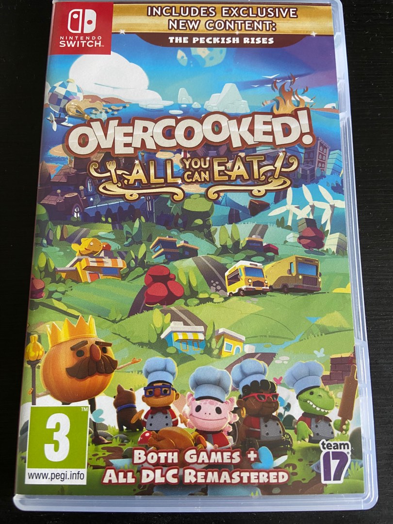 Overcooked All You Can Eat Nintendo Switch Game, Video Gaming, Video ...