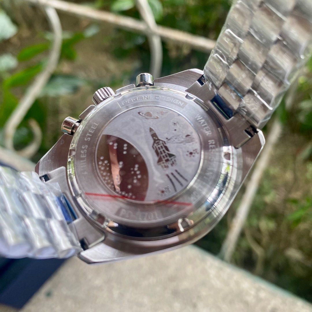 Pagani Design PD-1701 Moonwatch V4 (Speedtimer Homage), Men's Fashion ...