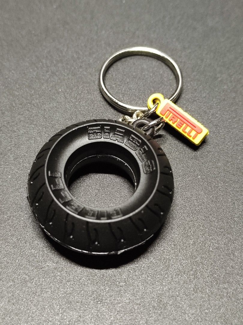 Pireilli Diablo Tyre Keychain, Car Accessories, Accessories on Carousell