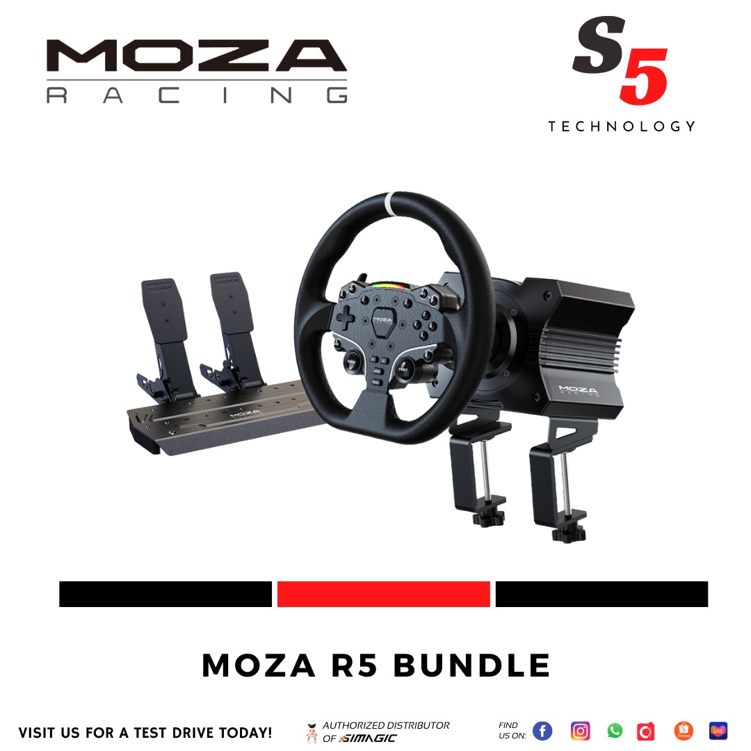 Moza R05 D05 bundle / Moza Racing R05 wheelset r5 moza wheelset d5 / simracing / sim racing ...
