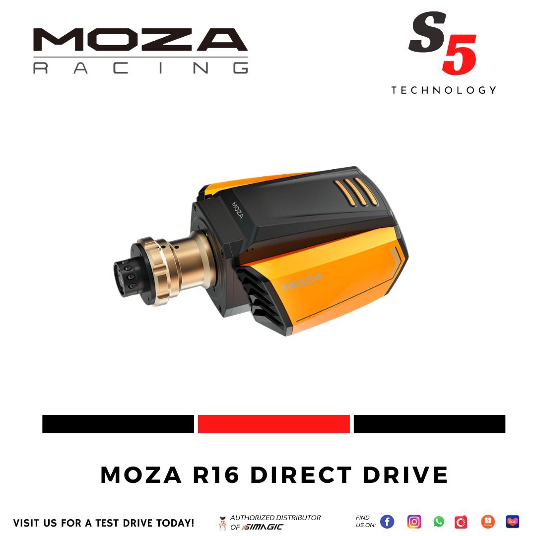 PM FOR BEST PRICE - Moza R16 direct drive / ddw / sim racing wheelset ...