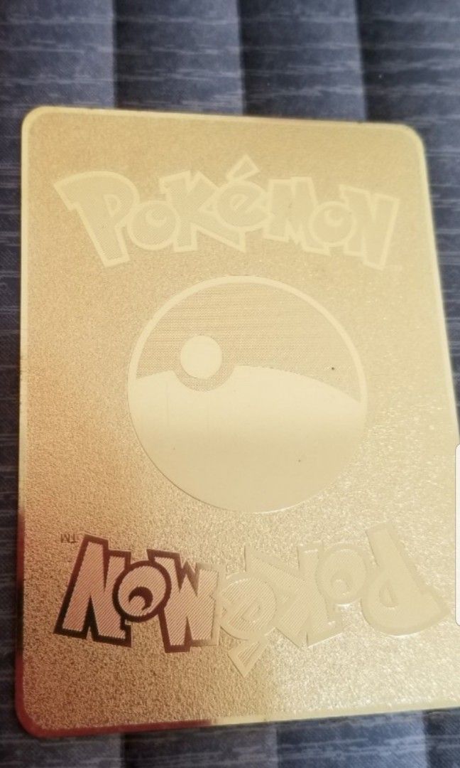 POKEMON METALLIC CARD, 興趣及遊戲, 玩具 & 遊戲類 - Carousell