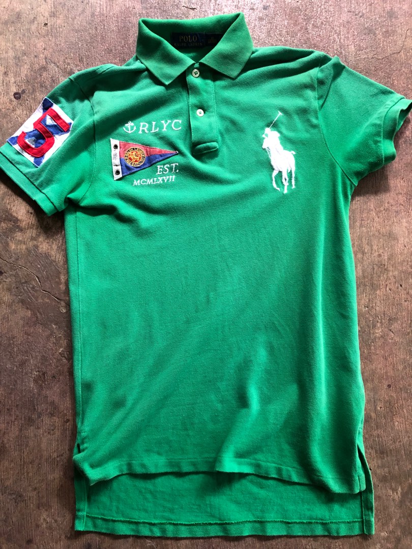 Polo Ralph Lauren Green Polo Shirt, Men's Fashion, Tops & Sets, Tshirts & Polo Shirts on Carousell