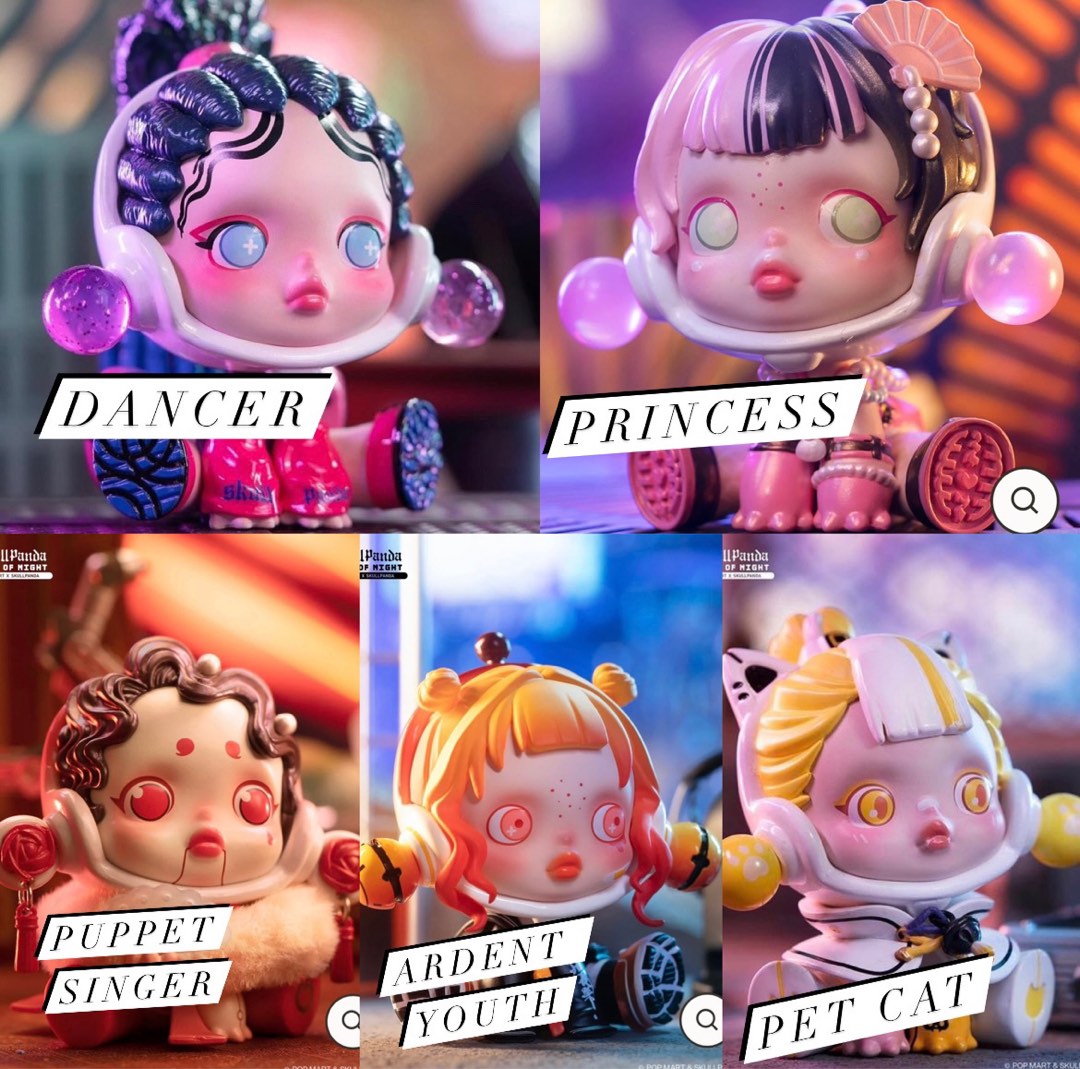 Popmart Space Molly Series 2 Popmart SkullPanda city of night Popmart ...