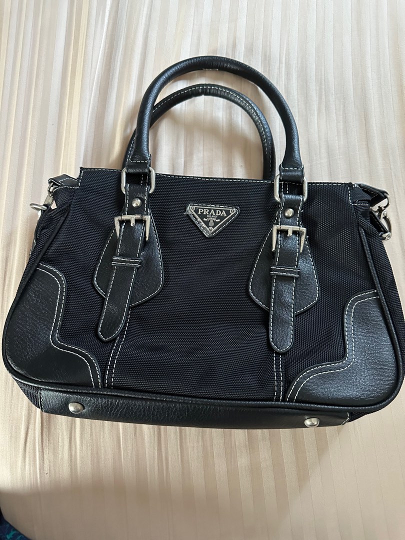 Prada 2-way bag, Women's Fashion, Bags & Wallets, Cross-body Bags on Carousell