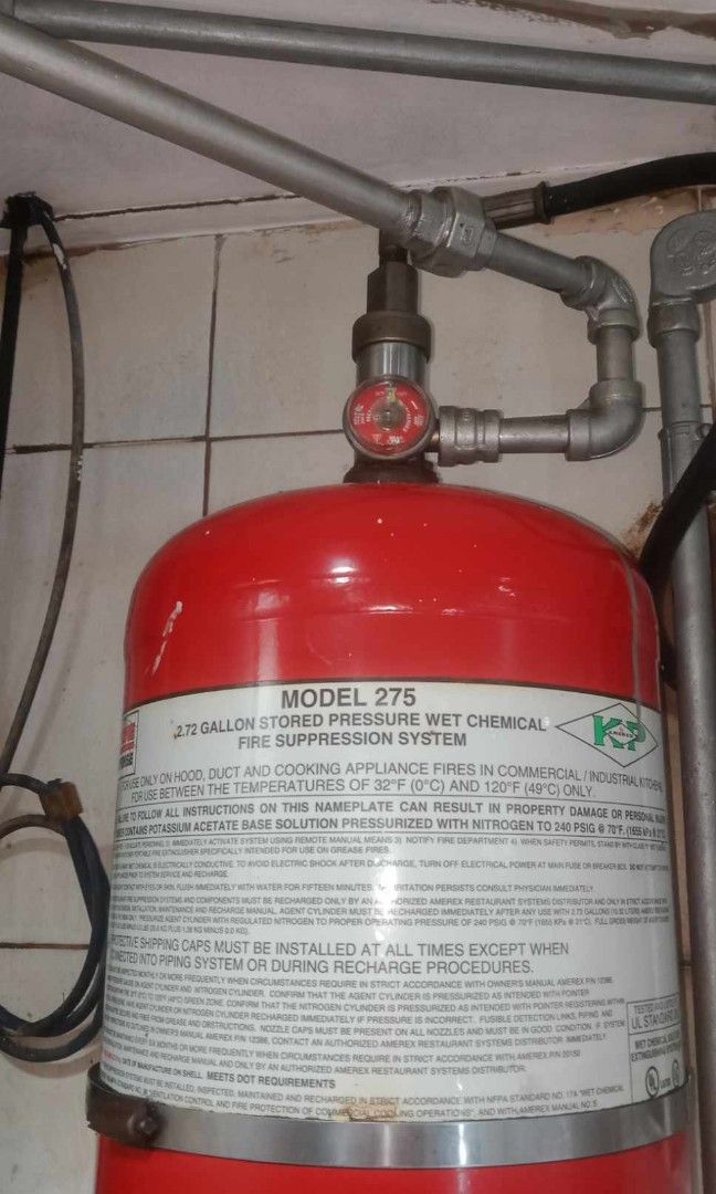 Preventive and Maintenance KFSS Kitchen Fire Suppression System Bfp ...