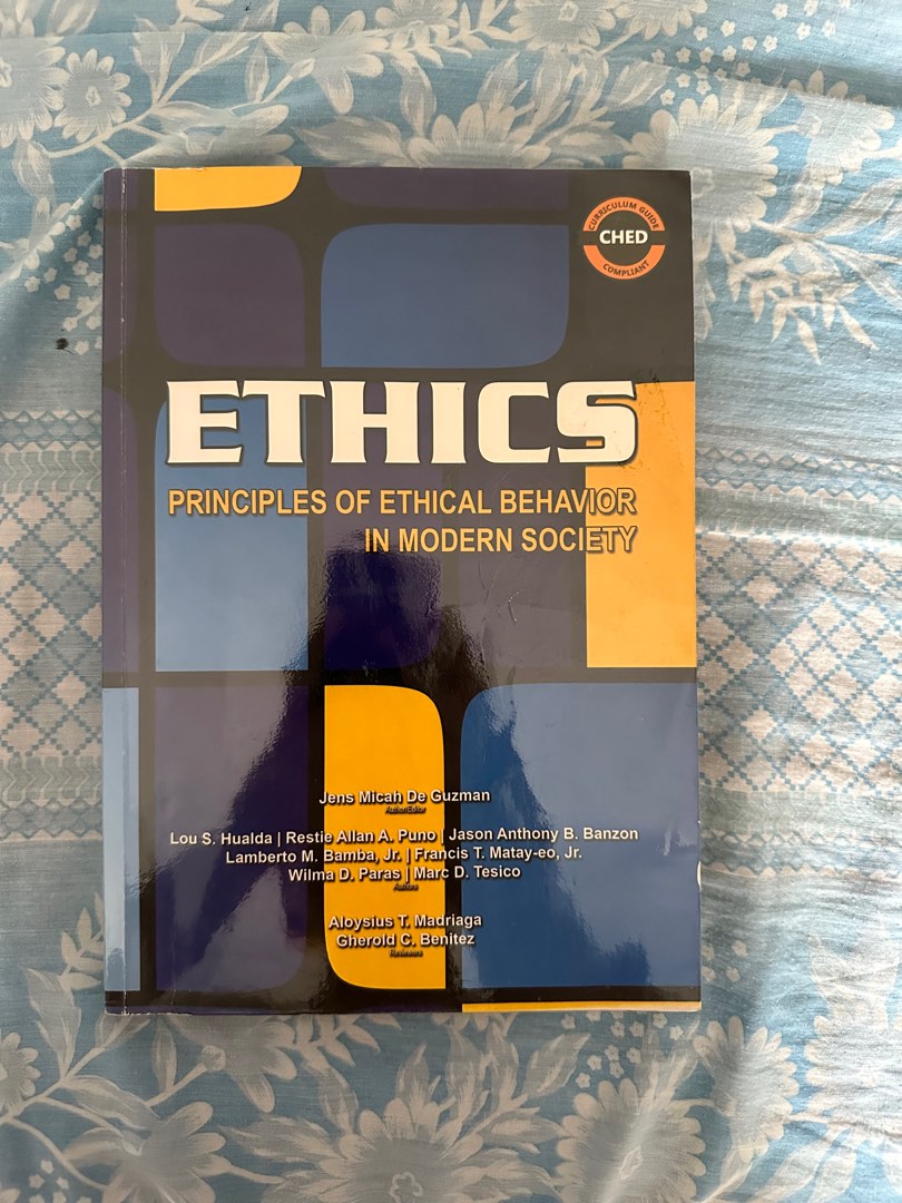 Principles of Ethical Behavior by De Guzman, Hobbies & Toys, Books ...