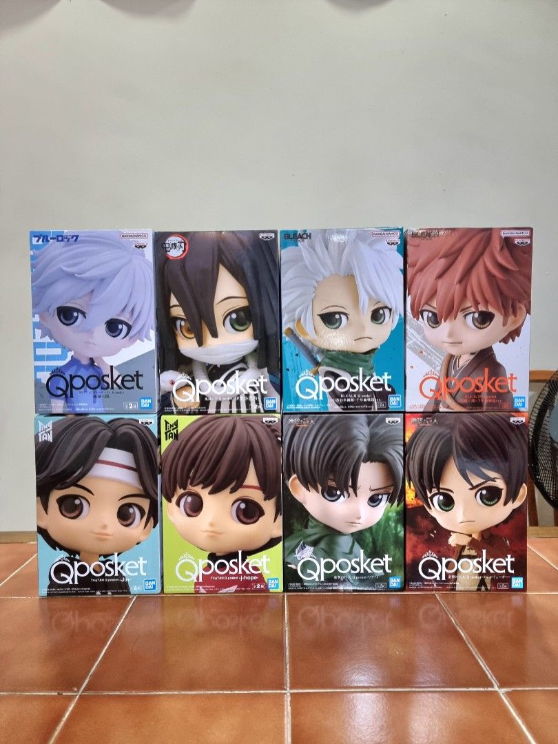 Qposket - BTS JHope & Jin - Attack on Titan AOT Eren Yeager & Levi ...