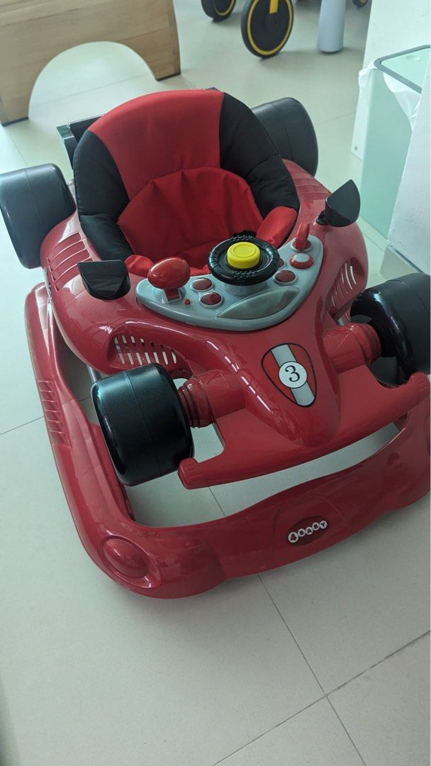 Race Car Baby Walker, Babies & Kids, Infant Playtime on Carousell