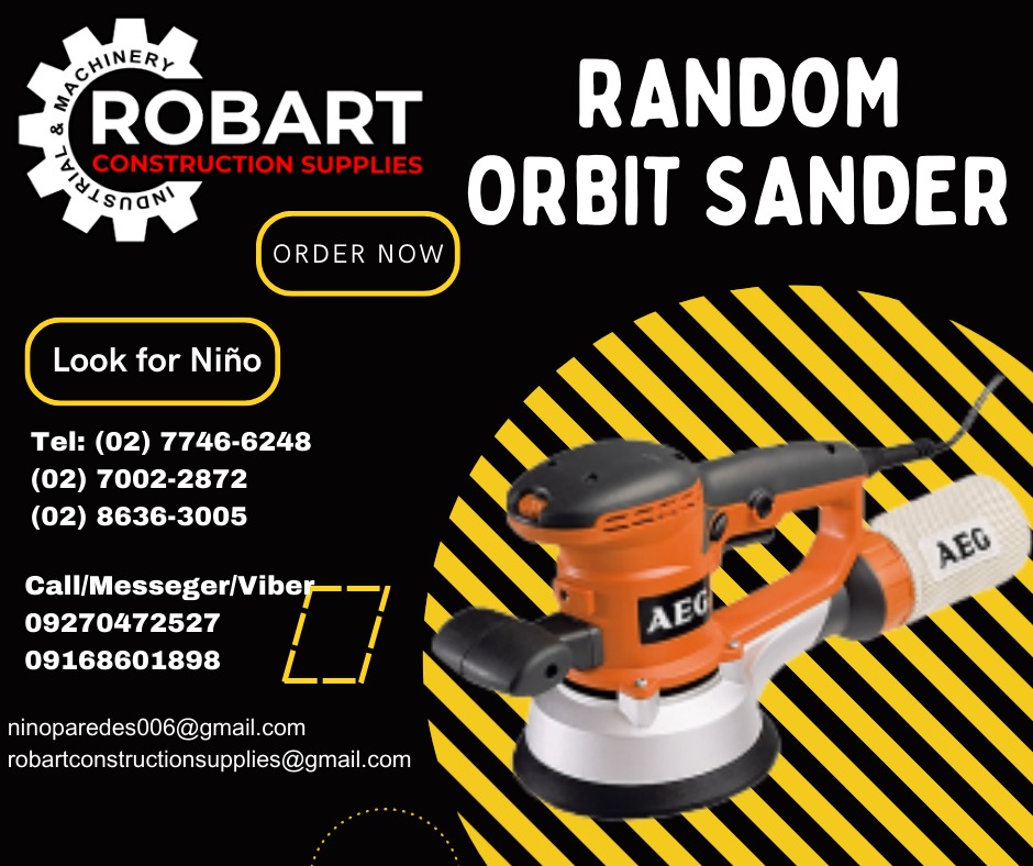 RANDOM ORBIT SANDER, Commercial & Industrial, Construction Tools ...