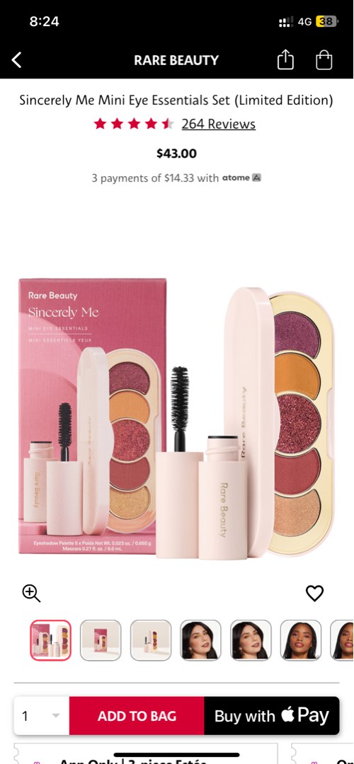 rare beauty sincerely me mini eye essentials set, Beauty & Personal ...