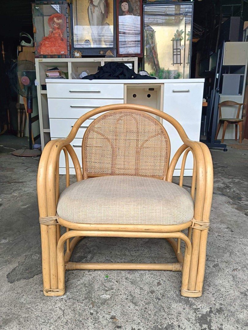 rattan chairs Japan surplus, Furniture & Home Living, Furniture, Chairs ...