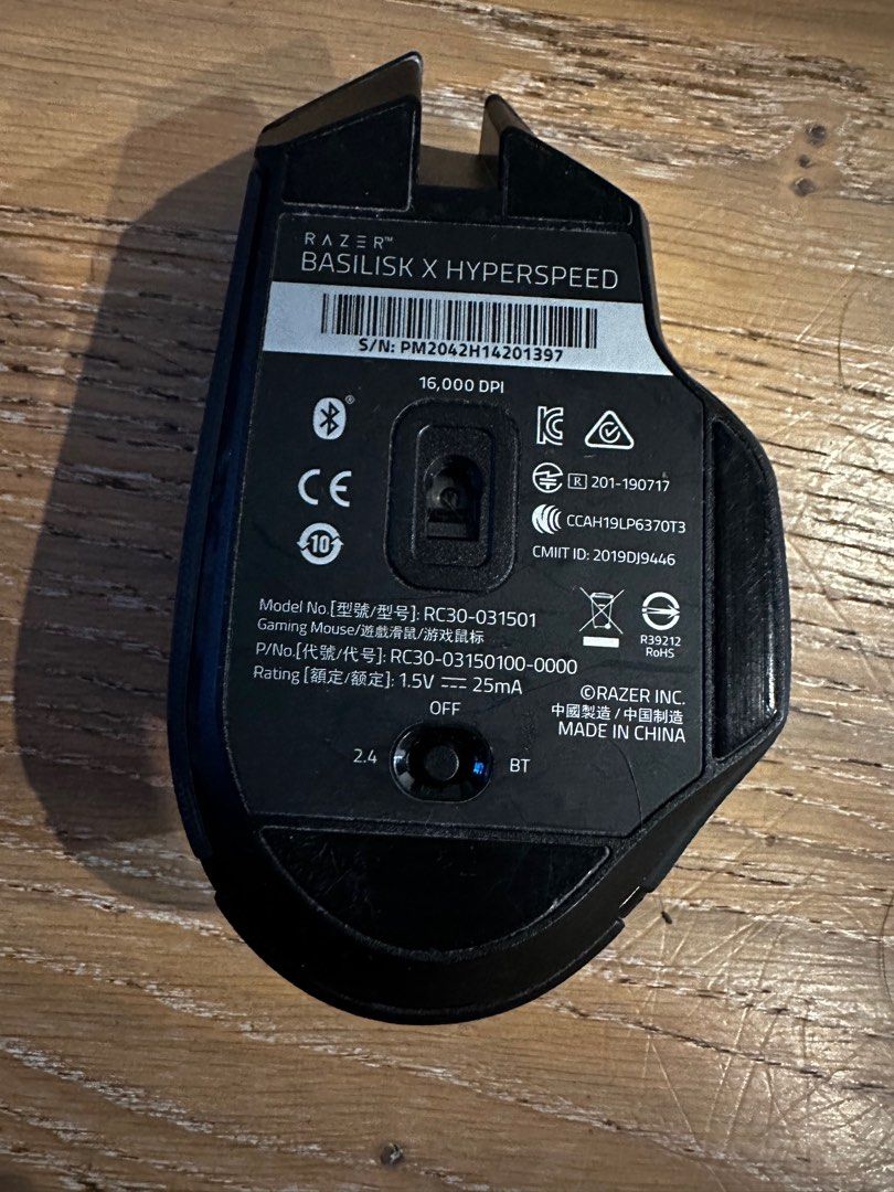 Razer Basilisk x hyper speed Wireless Mouse, Computers & Tech, Parts ...