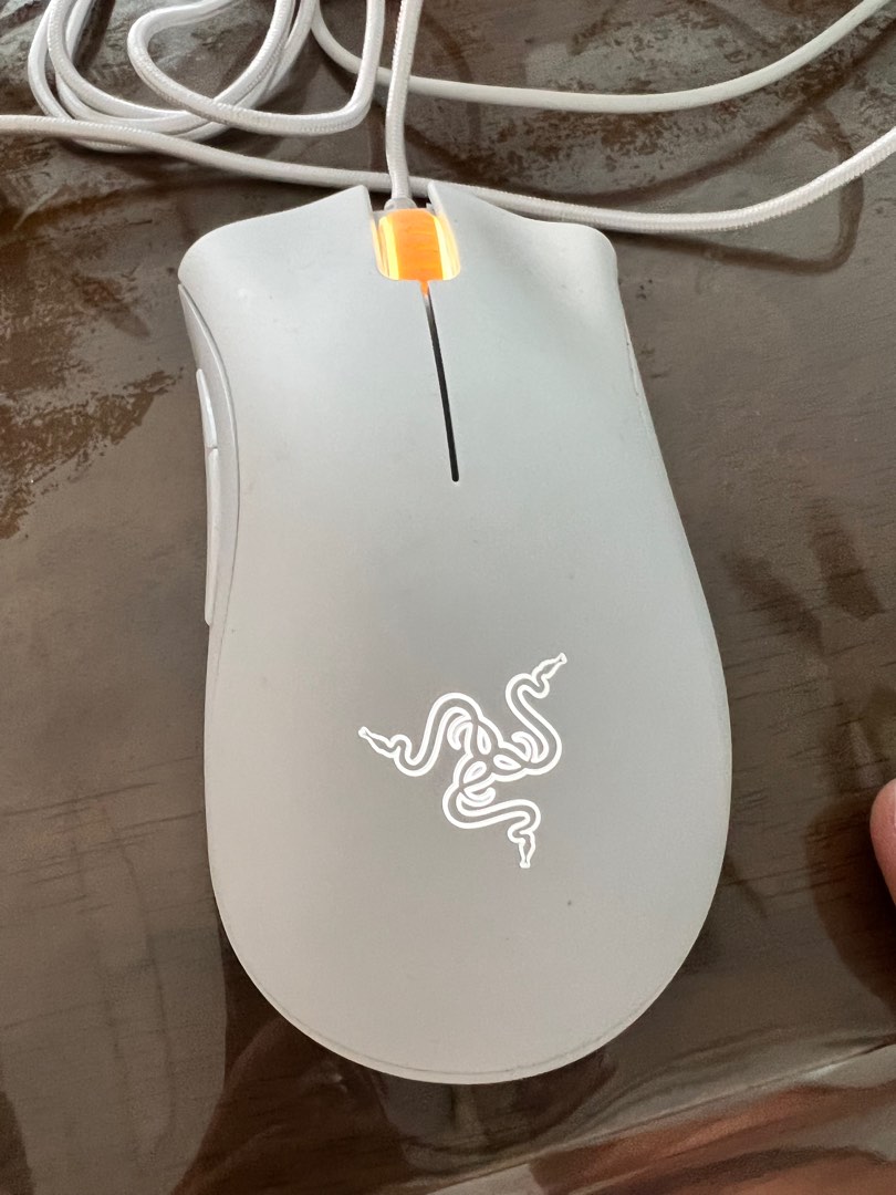 Razer Deathadder Elite white, Computers & Tech, Parts & Accessories ...