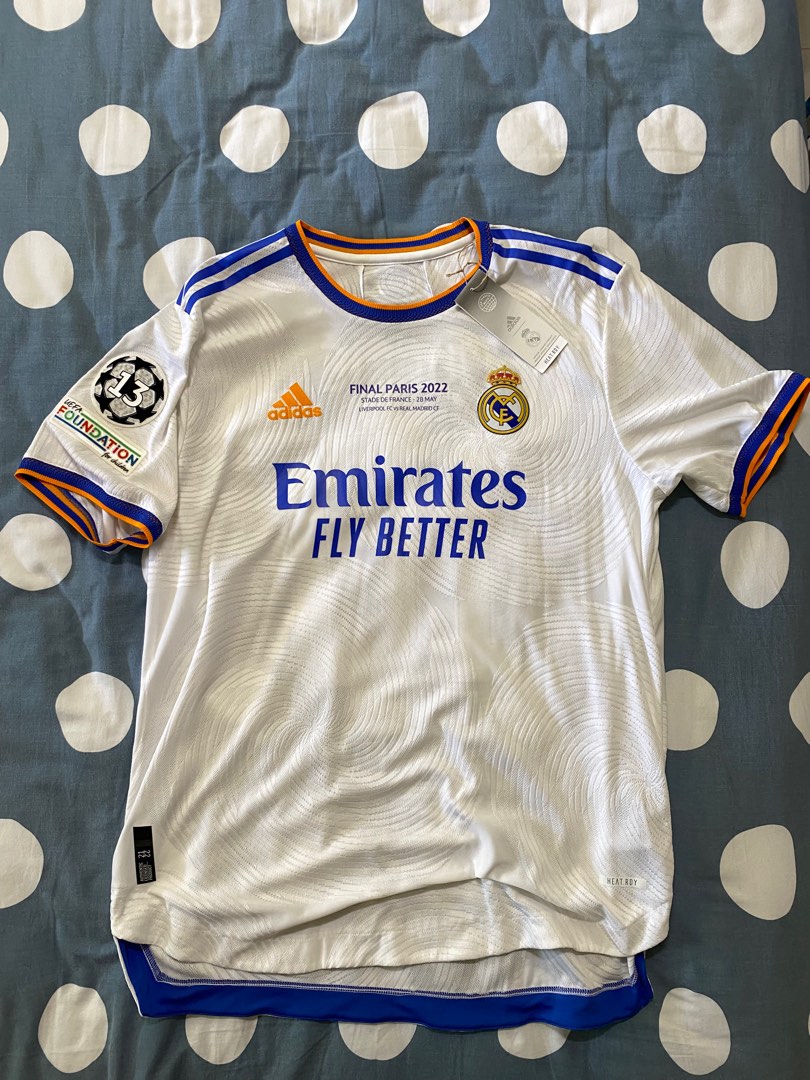 REAL MADRID CF 2022/23 ADIDAS HEAT.RDY UCL FINAL Jersey, Men's Fashion, Activewear on Carousell