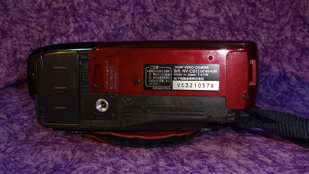 RED Panasonic Snap Video Camera NV-CS1 VHSC, Photography, Video Cameras ...