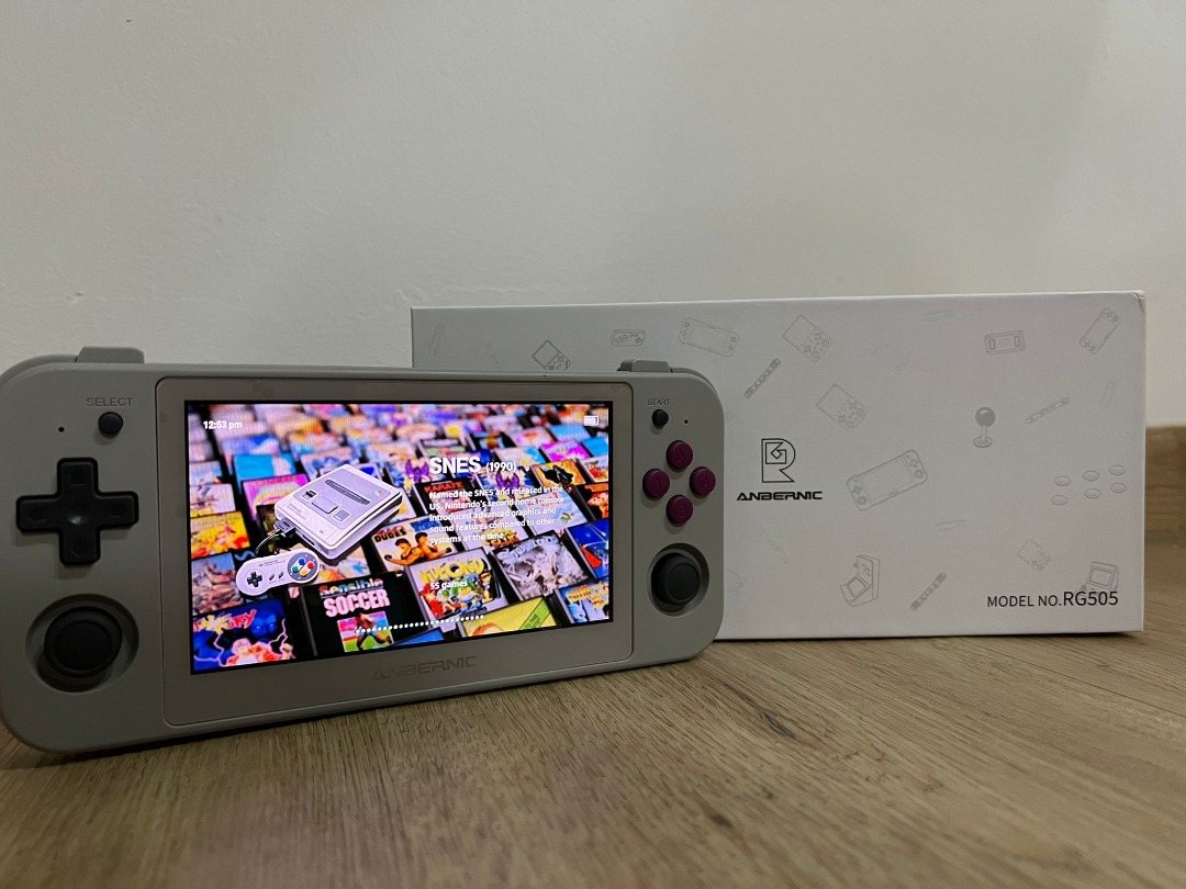 RG505 Handheld Game Console , Android 12 System Unisoc Tiger T618 CPU 4 ...