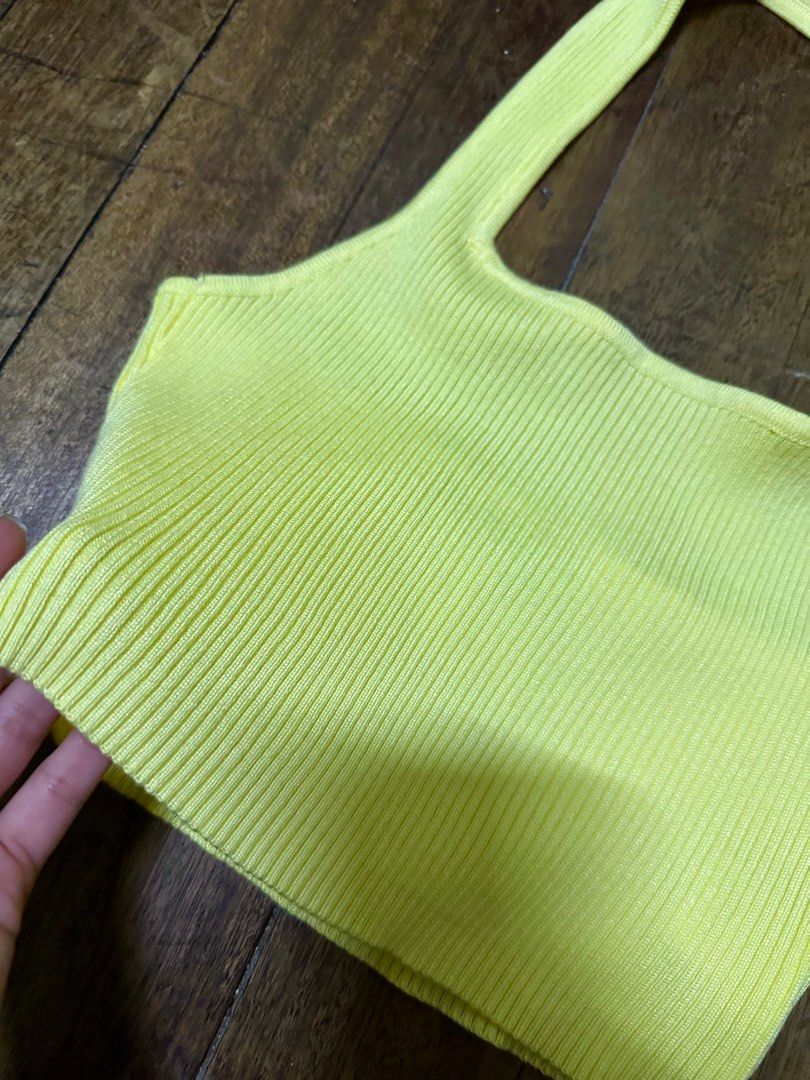 Ribbed Halter Top Womens Fashion Tops Sleeveless On Carousell