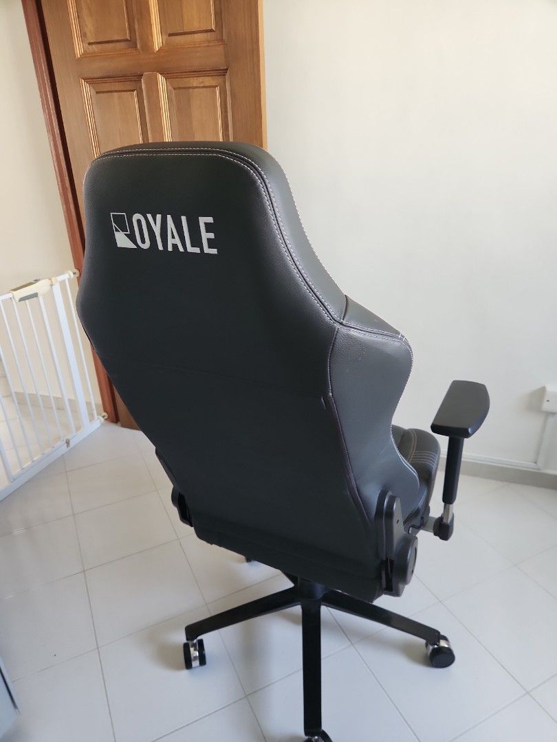 ROYALE Gaming Chair Leather, Furniture & Home Living, Furniture, Chairs ...