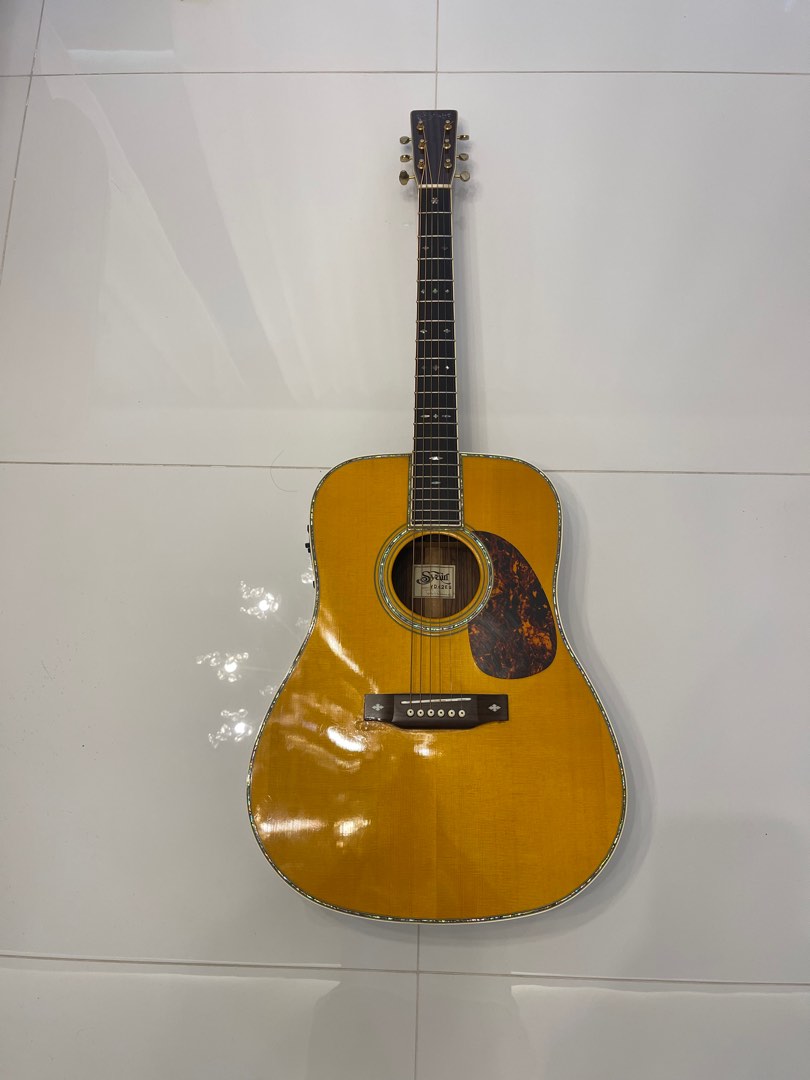 S Yairi Acoustic Rosewood Guitar. Model YD42EQ, Hobbies & Toys, Music ...