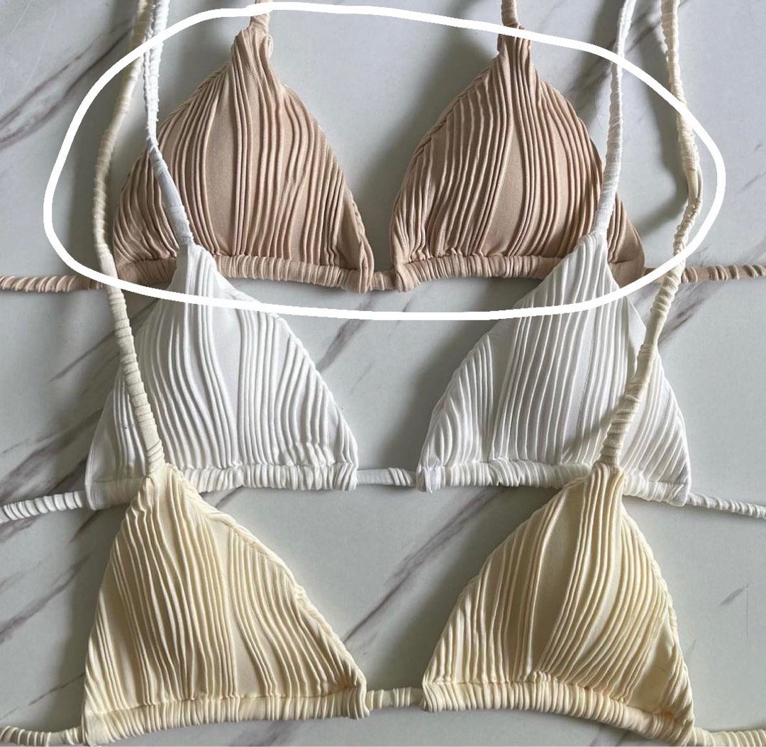 [Sew Local PH] Classic Triangle Bikini, Women's Fashion, Swimwear ...