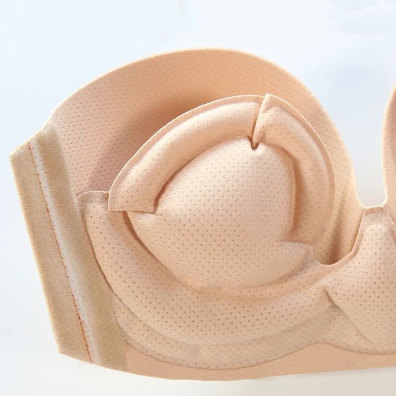 Sexy Women Inflatable Bra Invisible Bra Traceless Gathered Thickened ...