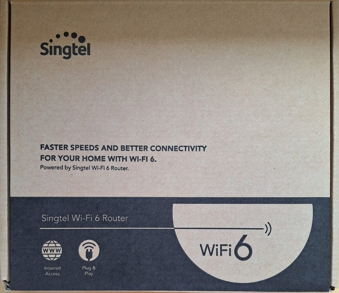 Singtel Wifi 6 Router - RT5703W, Computers & Tech, Parts & Accessories ...