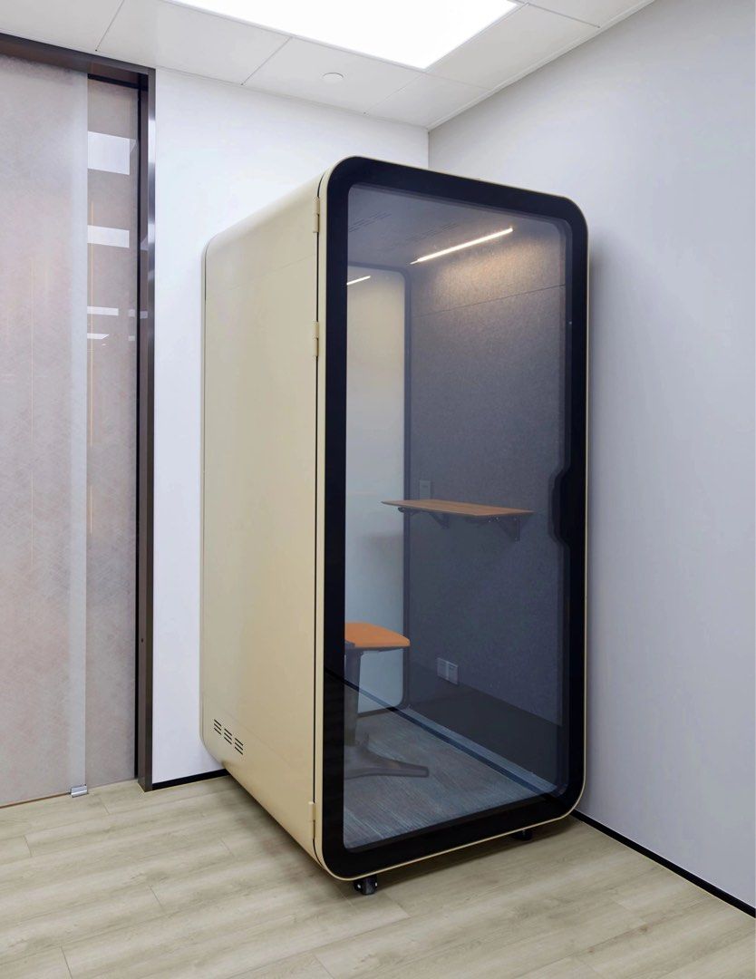 SitPod Solo+ Office Meeting Phone Booth / Pod Acoustic (Sound Proof ...