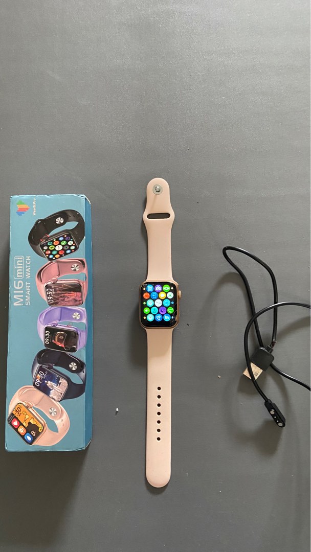 Smart watch m16 mini, Fesyen Wanita, Aksesoris di Carousell