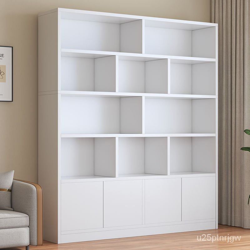 Solid Wood Bookshelf Bookcase Shelf Floor Multi-Layer Reading Rack ...