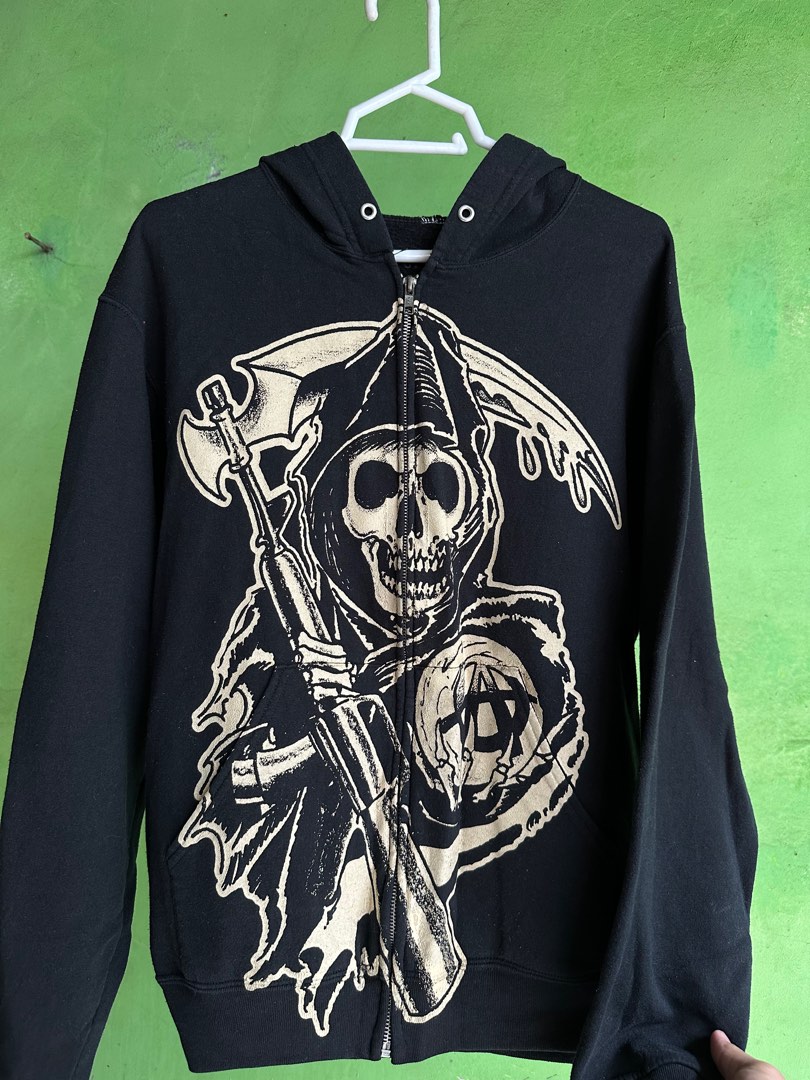 sons of anarchy jacket sz medium, Men's Fashion, Tops & Sets, Hoodies ...