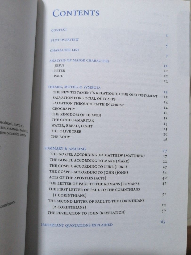 Spark Notes: The New Testament (Updated), Hobbies & Toys, Books ...