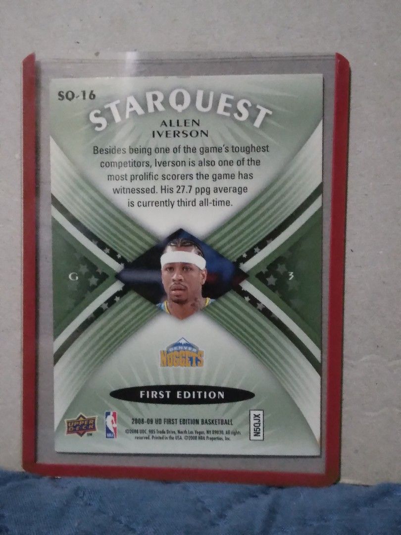 Starquest Allen Iverson, Hobbies & Toys, Toys & Games on Carousell